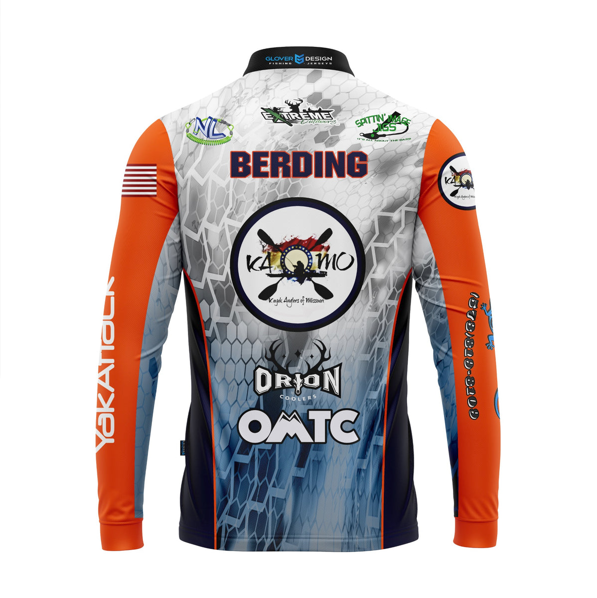 KAMO (Kayak Anglers of Missouri) Quarter Zip – Glover Design, LLC